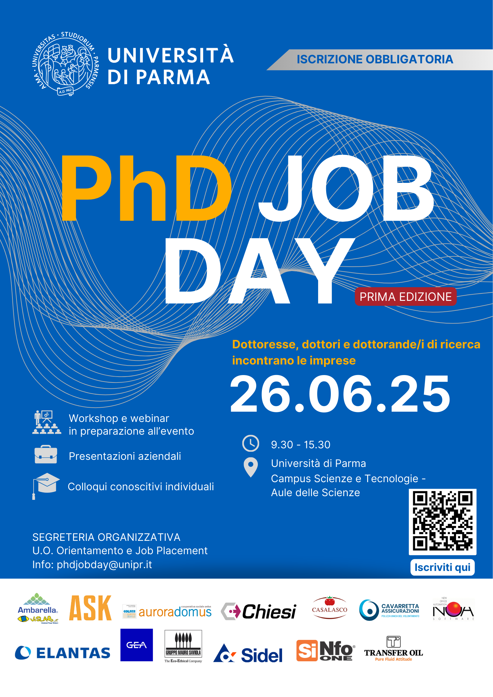 26 giugno e 27 giugno: “PhD Job Day” e “PhD Day”, all’Università di Parma due giorni per ...